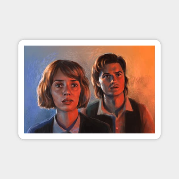 Steve & Robin - Stranger Things - Stranger Things - Magnet | TeePublic