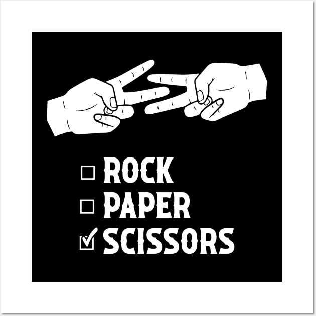 Rock Paper Scissors Funny Game - Rock Paper Scissors Game - Posters and ...