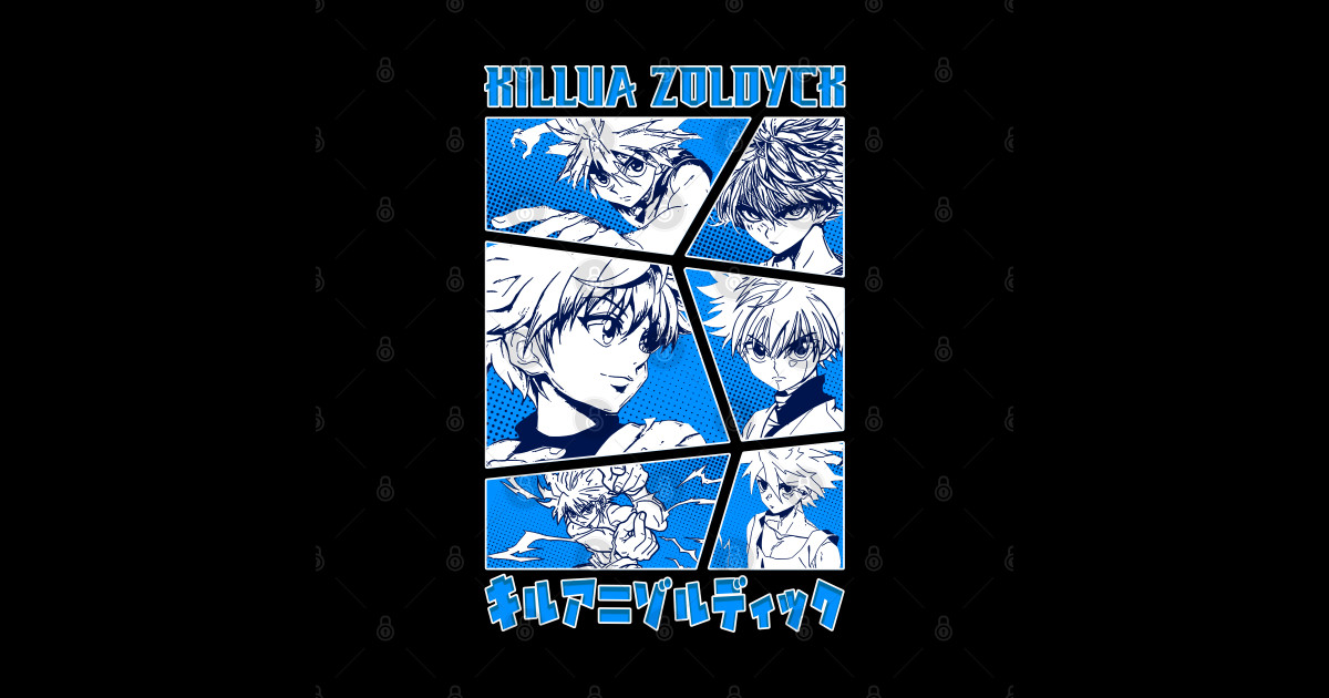 killua zoldyck - Killua Zoldyck - Sticker | TeePublic