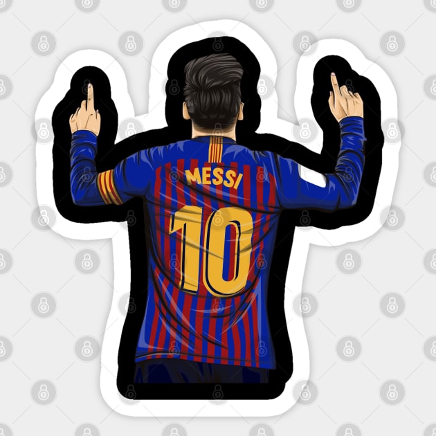 Lionel Messi - Soccer Player - Sticker | TeePublic