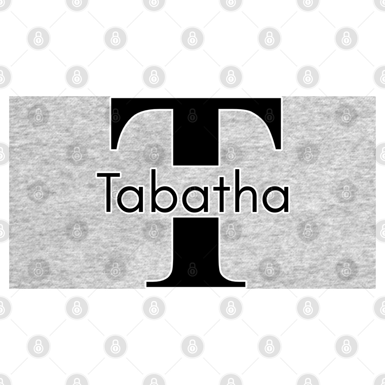 Initial T Monogram Tabatha Name Label - Initial T Monogram Tabatha Name ...
