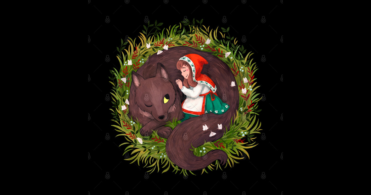 Little Red Riding Hood - Little Red Riding Hood - Sticker | TeePublic