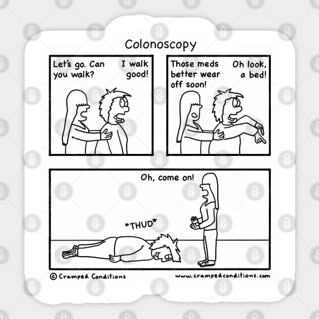 Colonoscopy nap - Colonoscopy Nap - Sticker | TeePublic