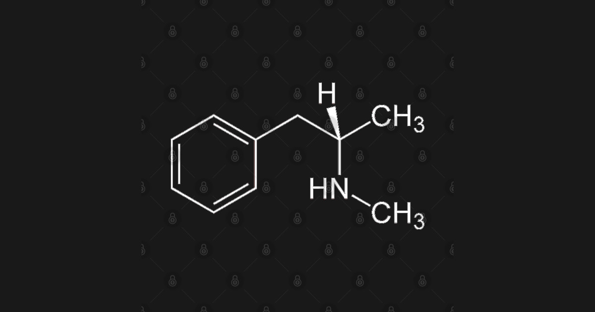 Methamphetamine - Meth formular Sticker - Methamphetamine - T-Shirt ...