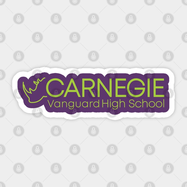 CVHS Carnegie in Green - Cvhs - Sticker | TeePublic