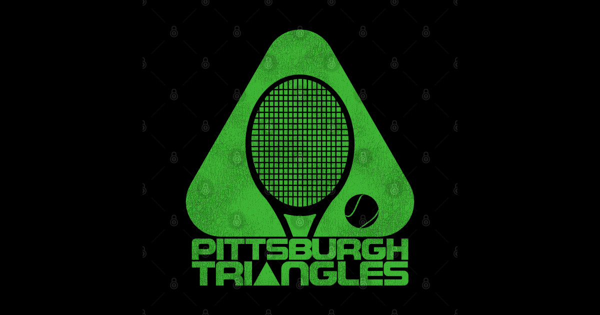Pittsburgh Triangles Defunct 70s Tennis Team - Tennis - Sticker | TeePublic