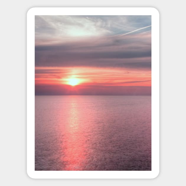 Norfolk summer sunset - Sea - Sticker | TeePublic