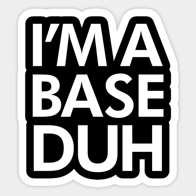 Cheerleading Base Cheerleader Gift Idea - Cheerleader - Sticker | TeePublic