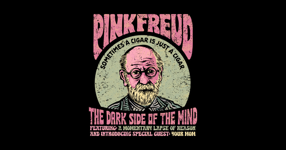 Pink Freud - Freud - Posters and Art Prints | TeePublic