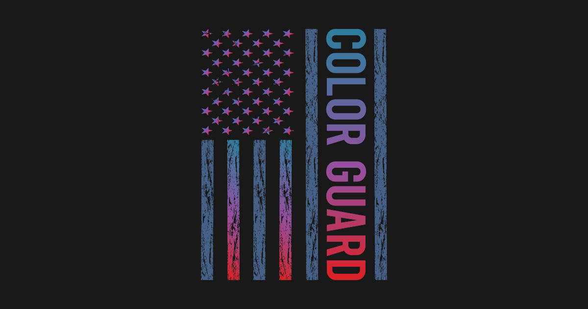 Gradient Flag Color Guard Colorguard - Color Guard - T-Shirt | TeePublic