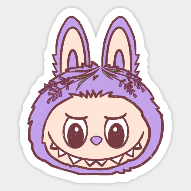 Lavender Purple Labubu - Labubu - Sticker | TeePublic