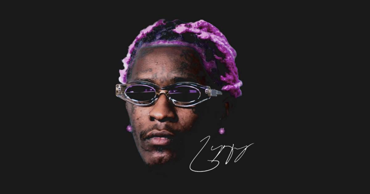 Young Thug Head Purple - Young Thug - T-Shirt | TeePublic