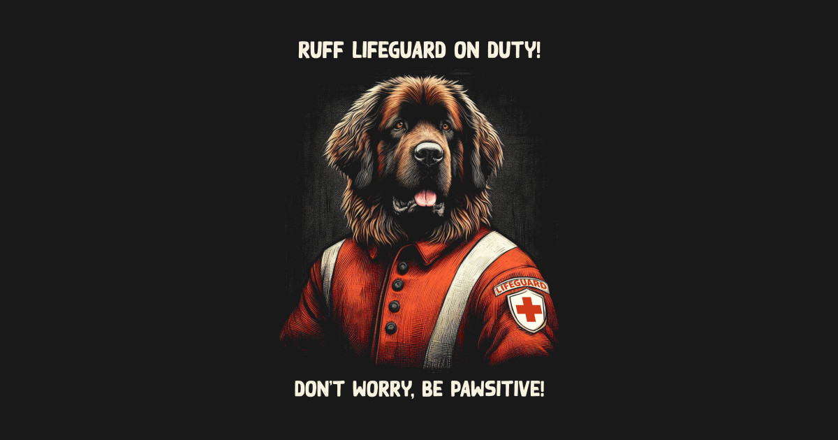 Newfoundland Lifeguard - Newfoundland - T-Shirt | TeePublic