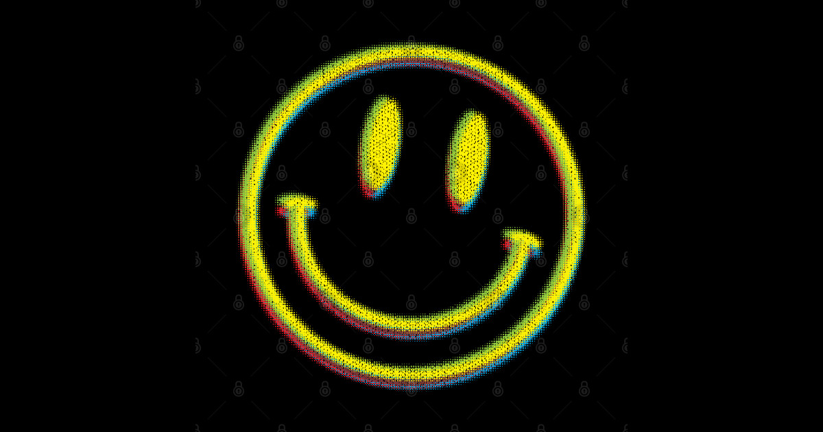 Acid Smiley - Acid House - Sticker | TeePublic