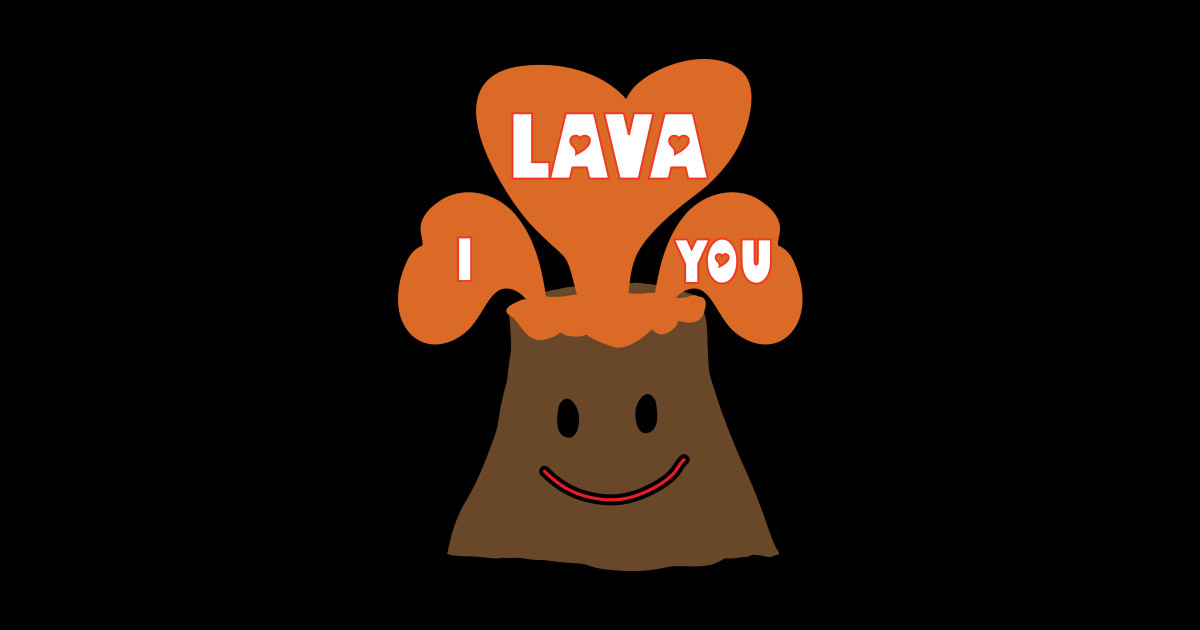 I Lava You - Volcanoes - Sticker | TeePublic