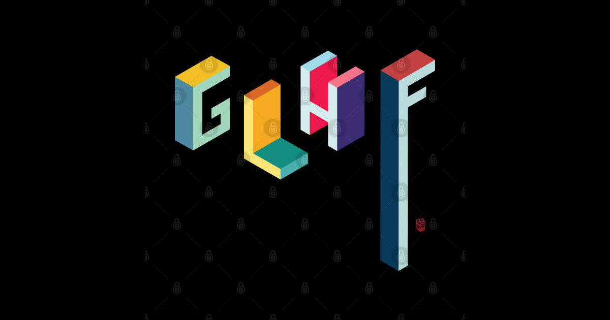 GLHF (Good Luck Have Fun!) - Gaming - Sticker | TeePublic