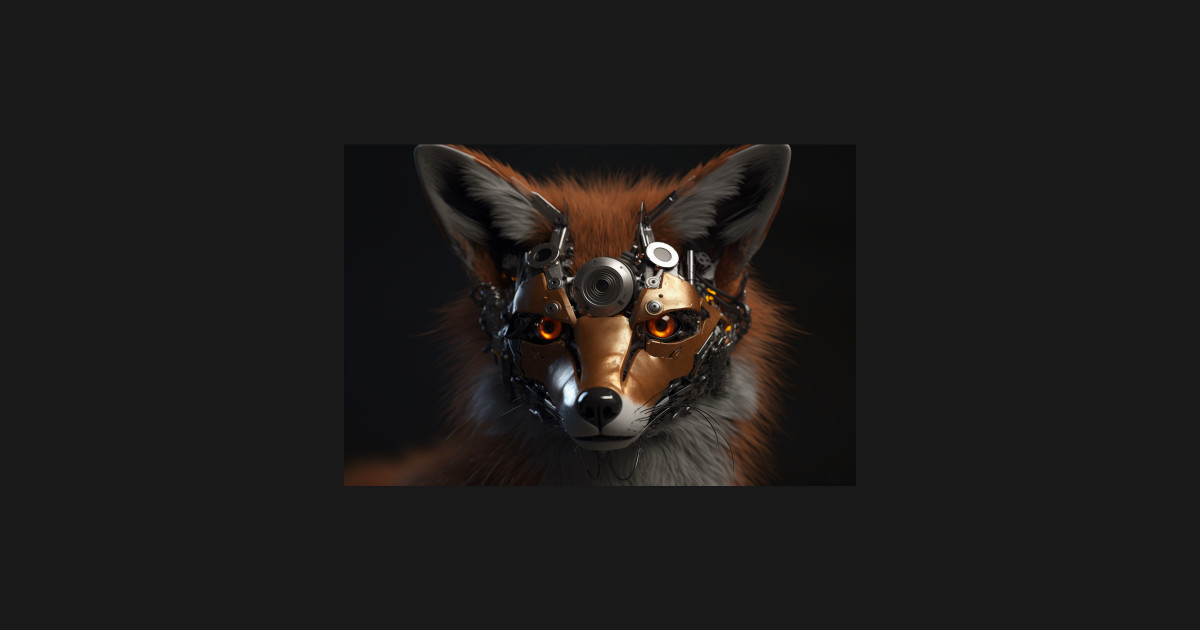Cyborg Fox - Cyborg Fox - T-Shirt | TeePublic