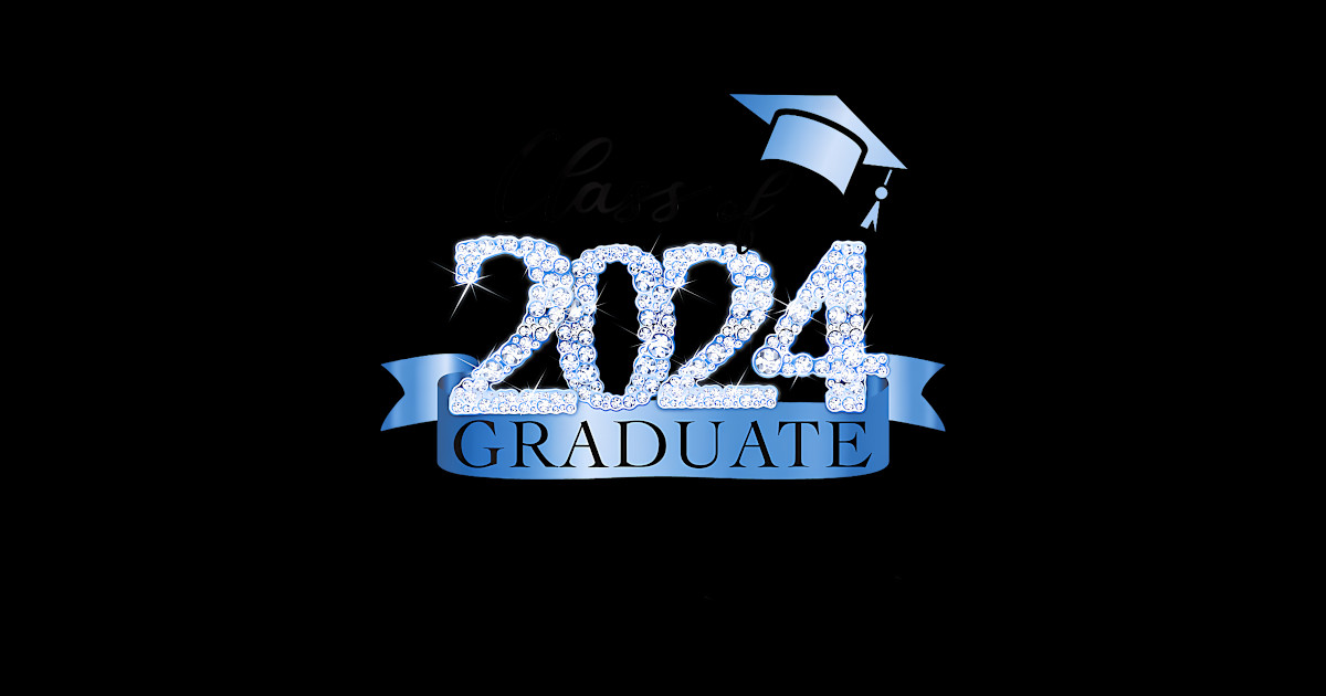 Class Of 2024 Graduate I White Blue Party Accessory - Class Of 2024 ...