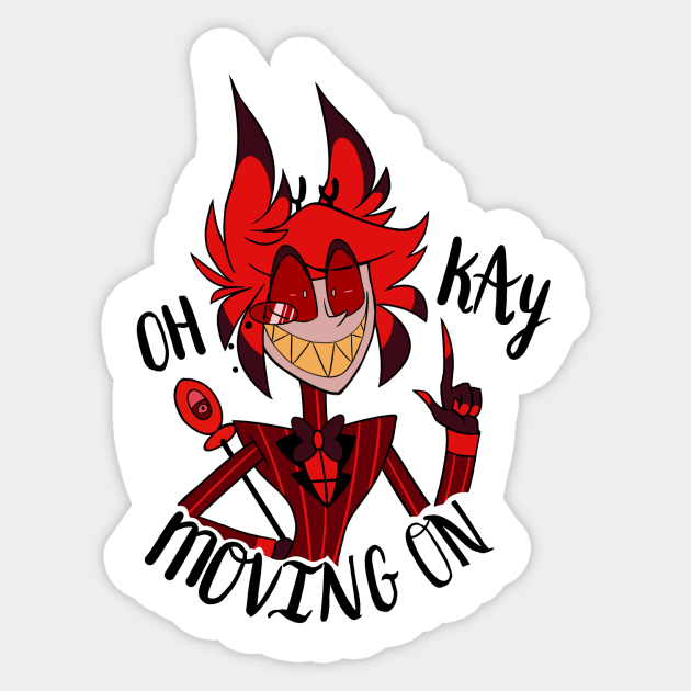 Disapproving Alastor Sticker - Hazbin Hotel - Sticker | TeePublic
