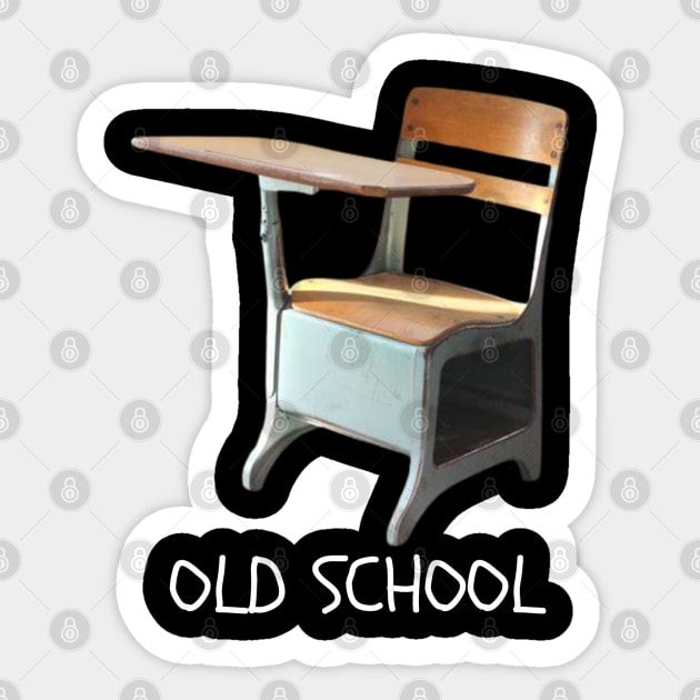 Vintage Old School - Old School - Sticker | TeePublic