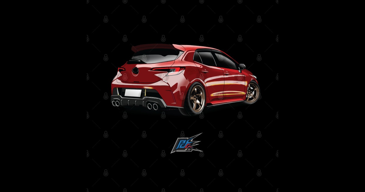 corolla altis hatch - Corolla Hatch - Sticker | TeePublic