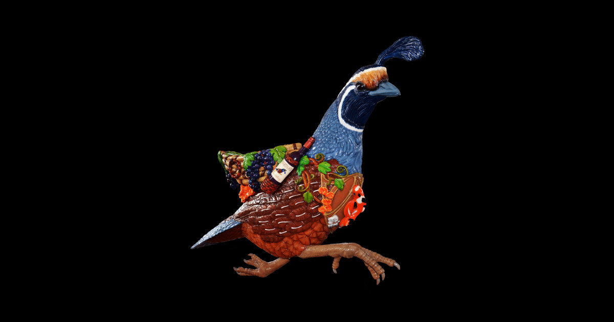 Carousel Animal Quail Bird Photo - Carousel - Sticker | TeePublic