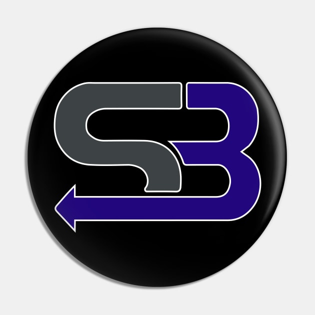 Step Back Logo - Step Back - Pin | TeePublic