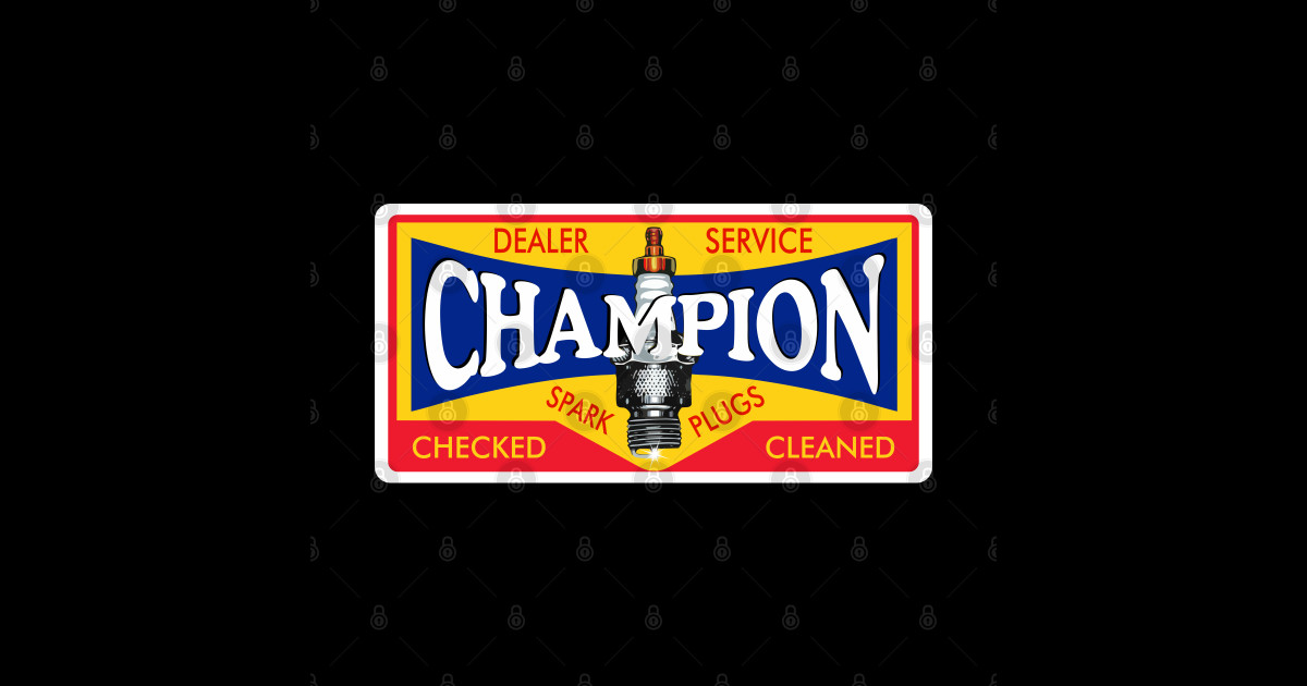 Champion Sparks - Champion - Sticker | TeePublic