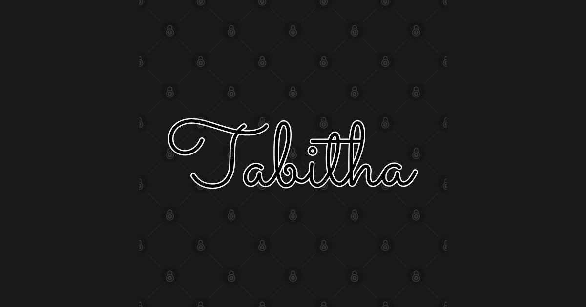Writing Tabitha Name Label - Writing Tabitha Name Label - T-Shirt ...
