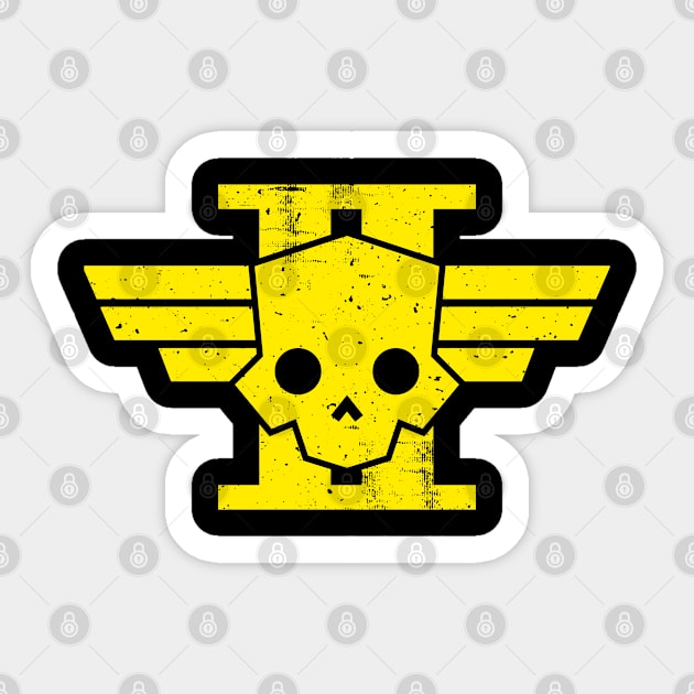 Helldivers Skull - Helldivers 2 - Sticker | TeePublic