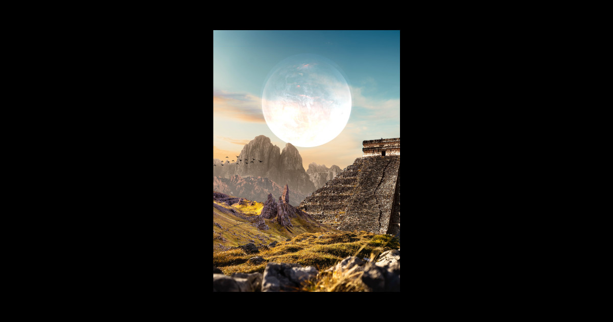 Ancient Building Planet - Ancient - Sticker | TeePublic