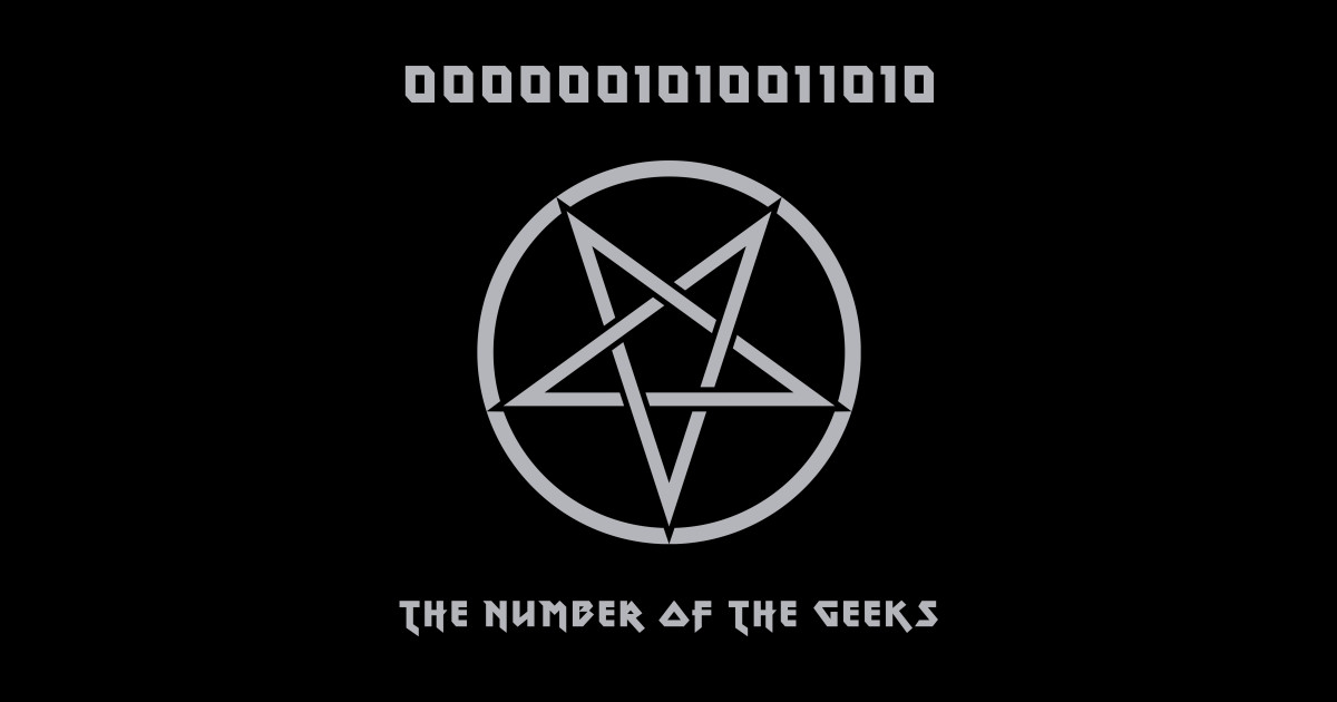 666 Binary - Geek - Sticker | TeePublic