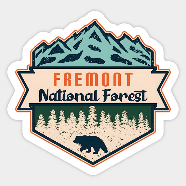 Fremont National Forest - Fremont - Sticker | TeePublic