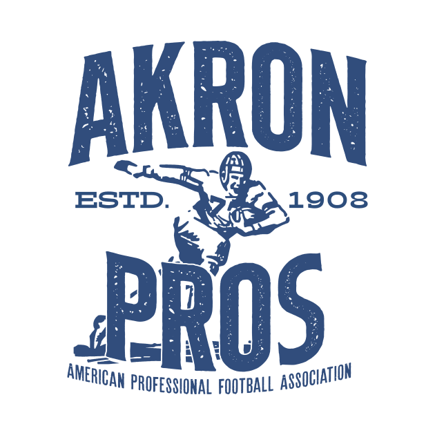 Akron Pros Football - Football - T-Shirt | TeePublic