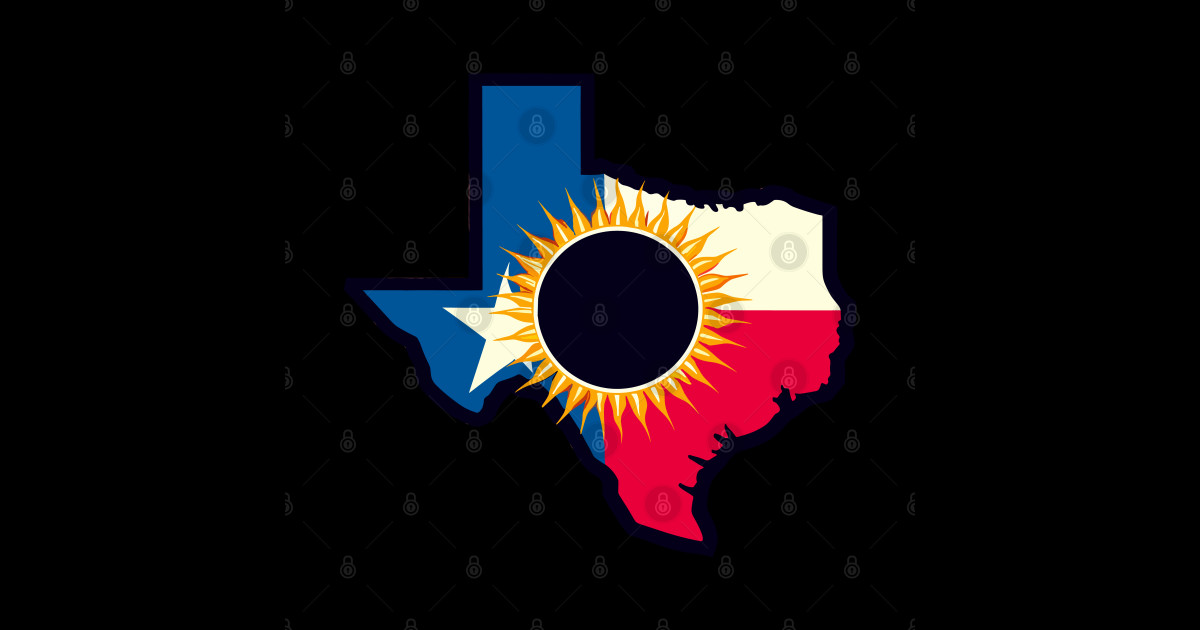 Solar Eclipse Texas 2024 - Solar Eclipse 2024 - Sticker | TeePublic Solar Eclipse Texas 2024 - Solar Eclipse 2024 - Sticker | TeePublic