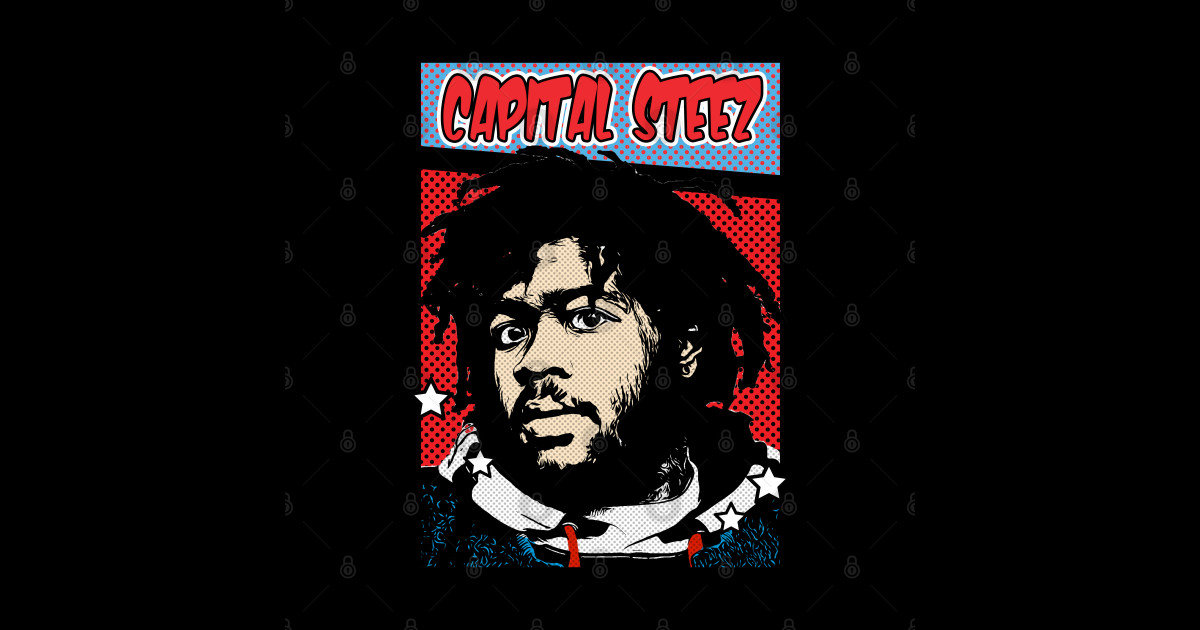 Capital Steez 80s Pop Art Comic Style - Capital Steez - Sticker | TeePublic