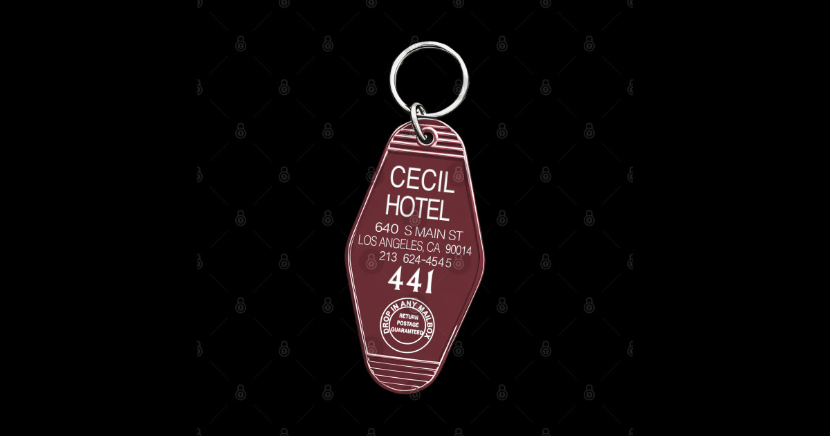 Cecil Hotel Room 441 Key - Most Haunted Hotel In The World - Cecil ...