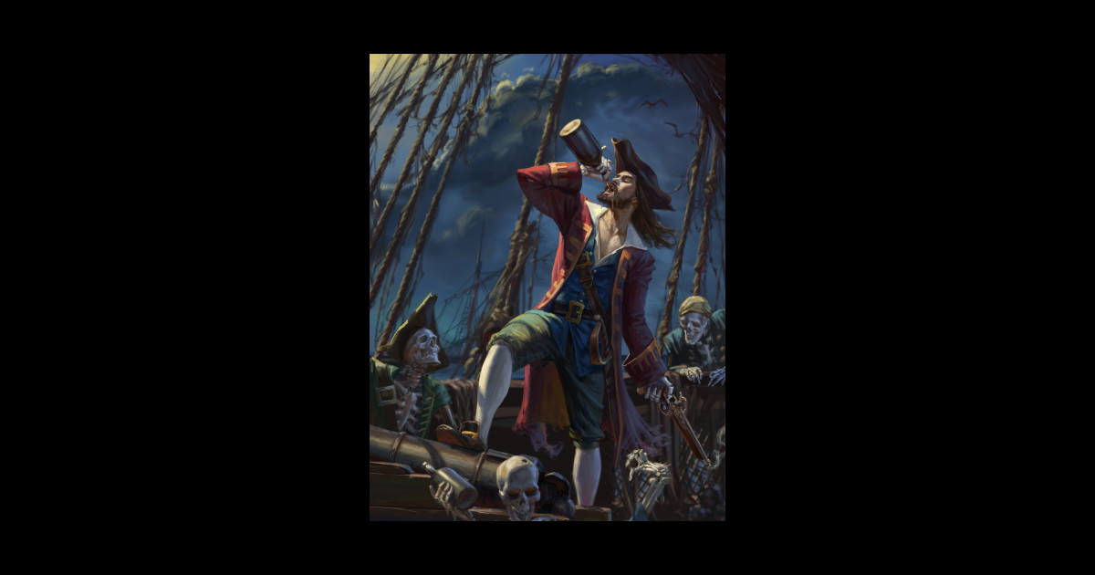Pirate (Background Edition) - Pirate - Posters and Art Prints | TeePublic
