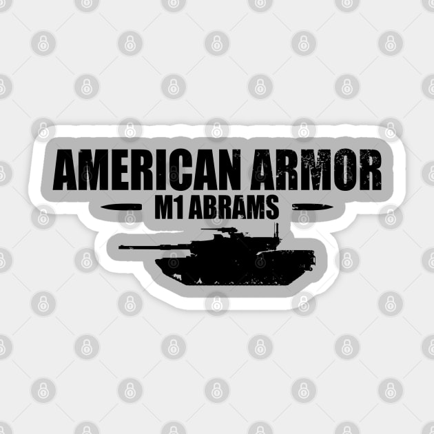 M1 Abrams Tank (distressed) - Us Tank Gifts - Sticker | TeePublic