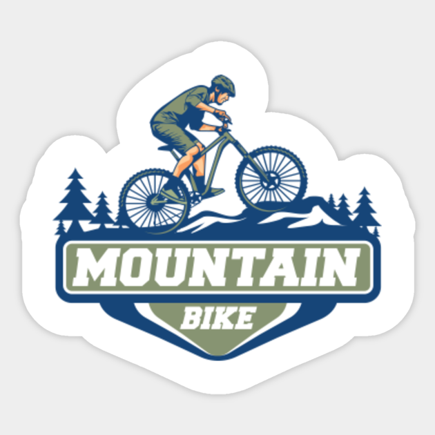 Mountain Bike - Mountain Bike - Sticker | TeePublic