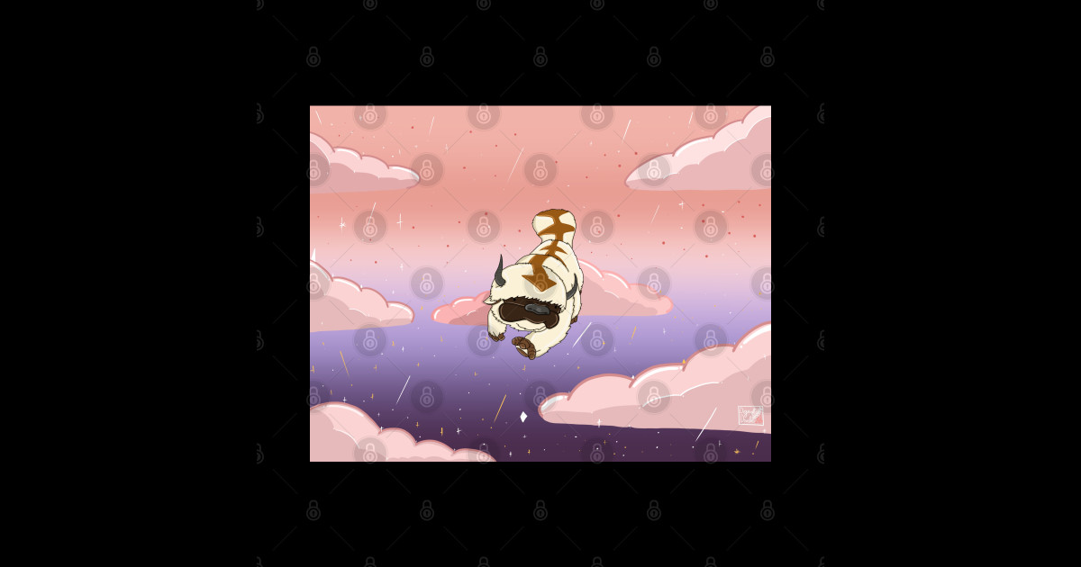 Appa in the Sky - Appa - Sticker | TeePublic