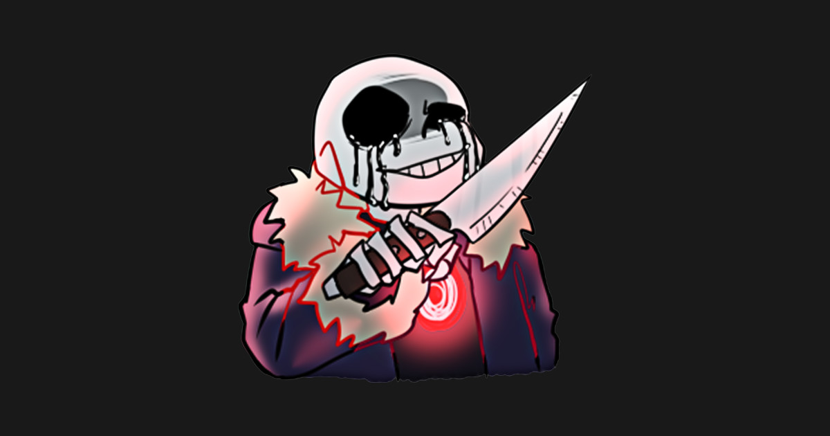Killer Sans - Undertale - Long Sleeve T-Shirt | TeePublic