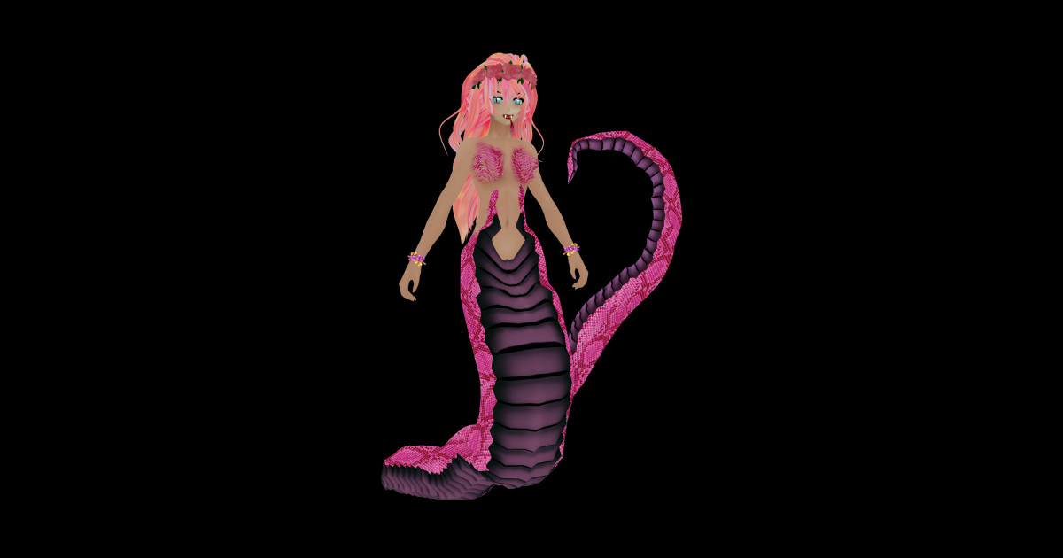 PINK KAA NAGA - Mmd - Sticker | TeePublic