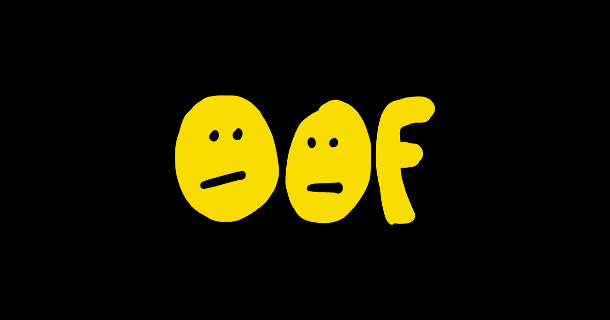 OOF - Oof - Sticker | TeePublic