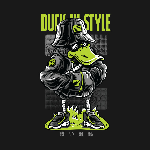 Gangster Duck Style Hip Hop Graffiti Rapper - Hip Hop - T-Shirt | TeePublic