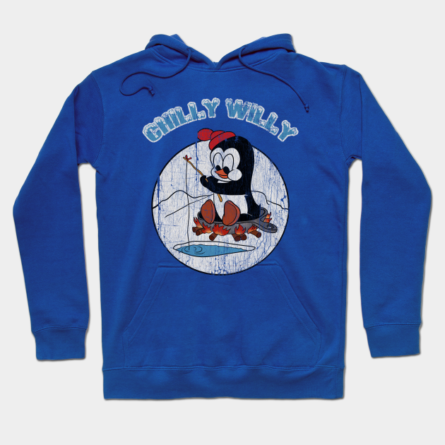 Distressed Chilly willy - Chilly Willy - Hoodie | TeePublic
