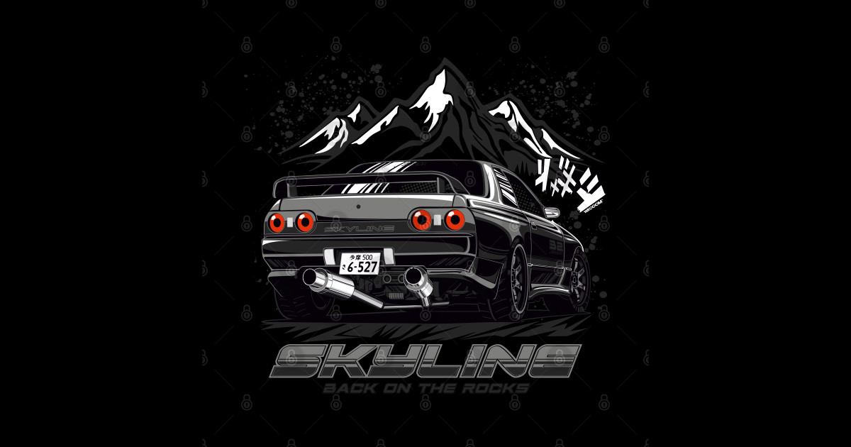 VR38 Swapped Skyline R32 - Vr38 Swapped Skyline R32 - Pin | TeePublic