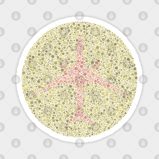 Colorblind Airplane Airport Symbol - Colorblind - Magnet | TeePublic