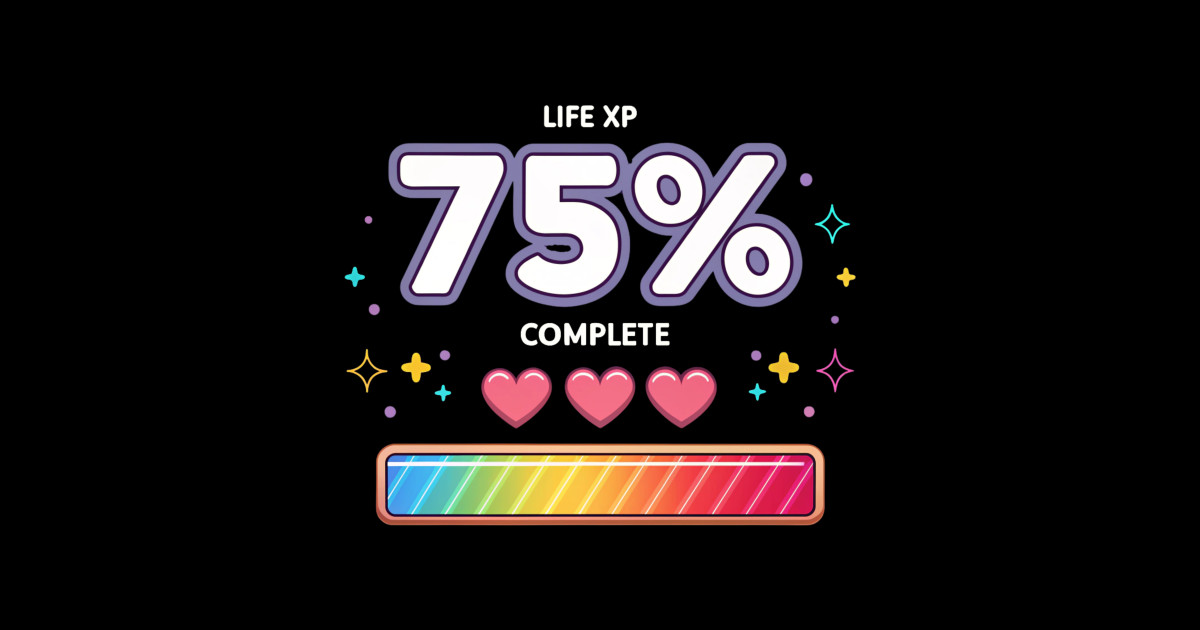 XP Progress Tracker - Level Up Life - Sticker | TeePublic