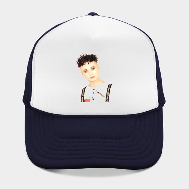 Vintage Style 80s Boy George Fan Art Design - 80s Kid - Hat | TeePublic